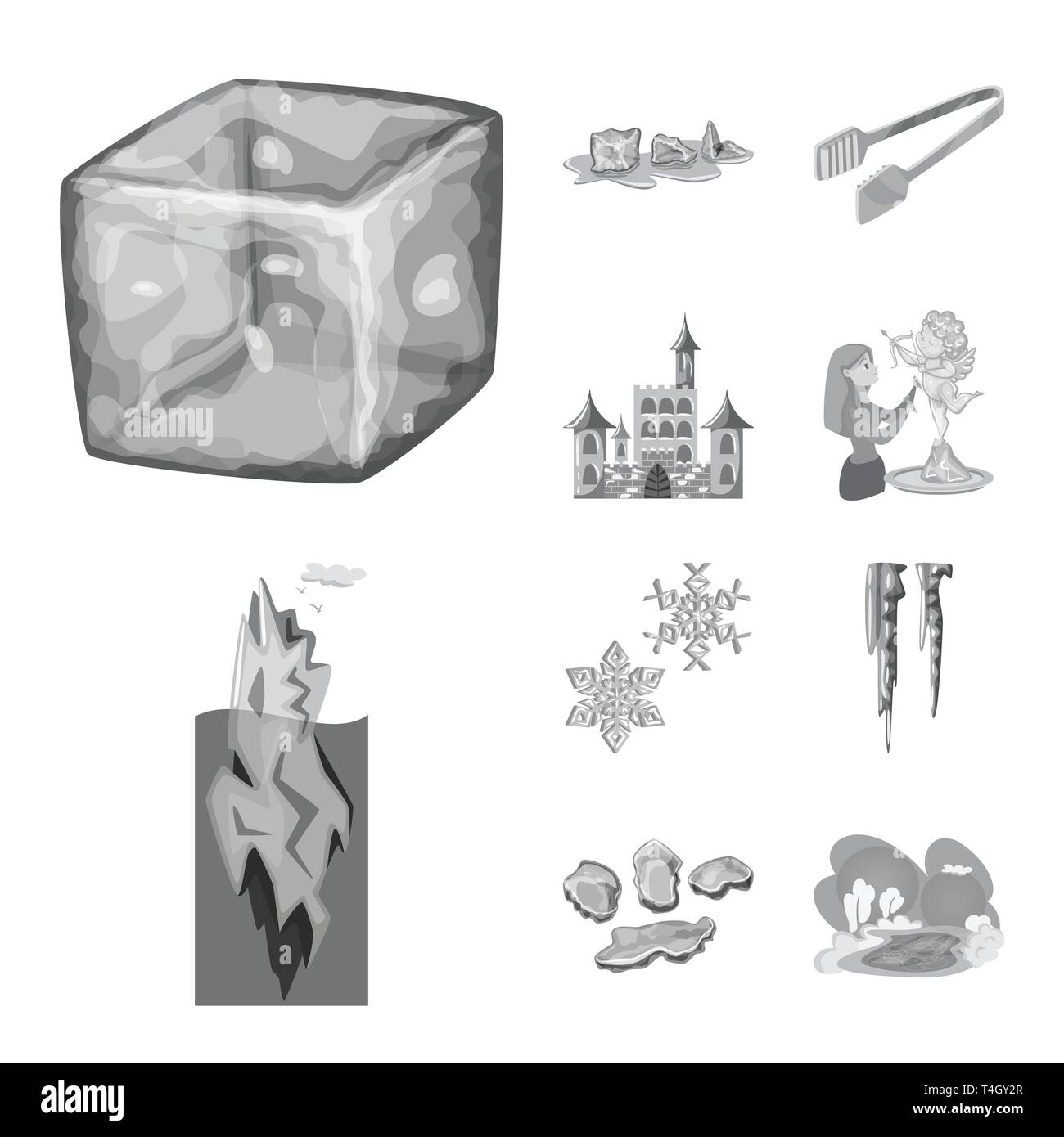 cube,tongs,castle,sculpture,iceberg,snowflake,icicle,splinters,pond,ice ...