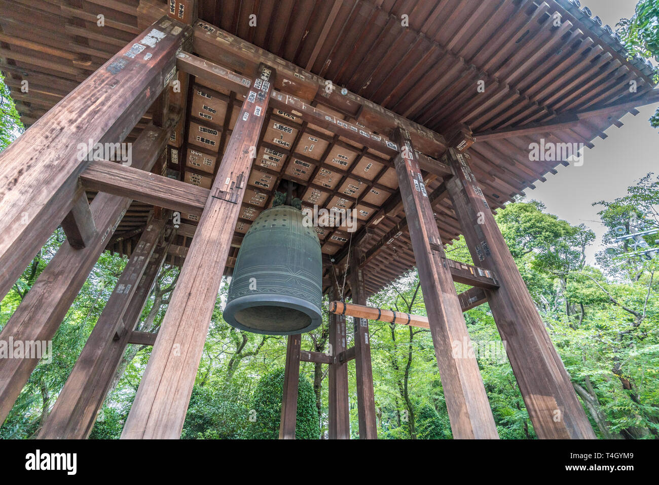Minato-ku, Tokyo - August 11, 2017 : Bonsho Bell inside Fukihanachi ...
