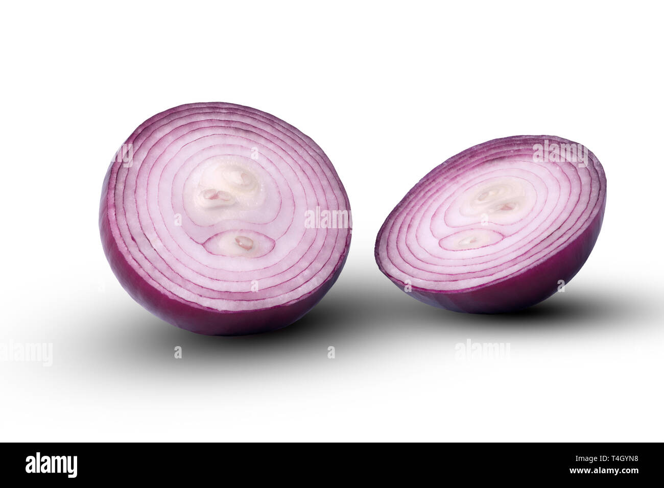 half cut red onion isolated on white background Stock Photo - Alamy half cut red onion isolated on white background Stock Photo - Alamy