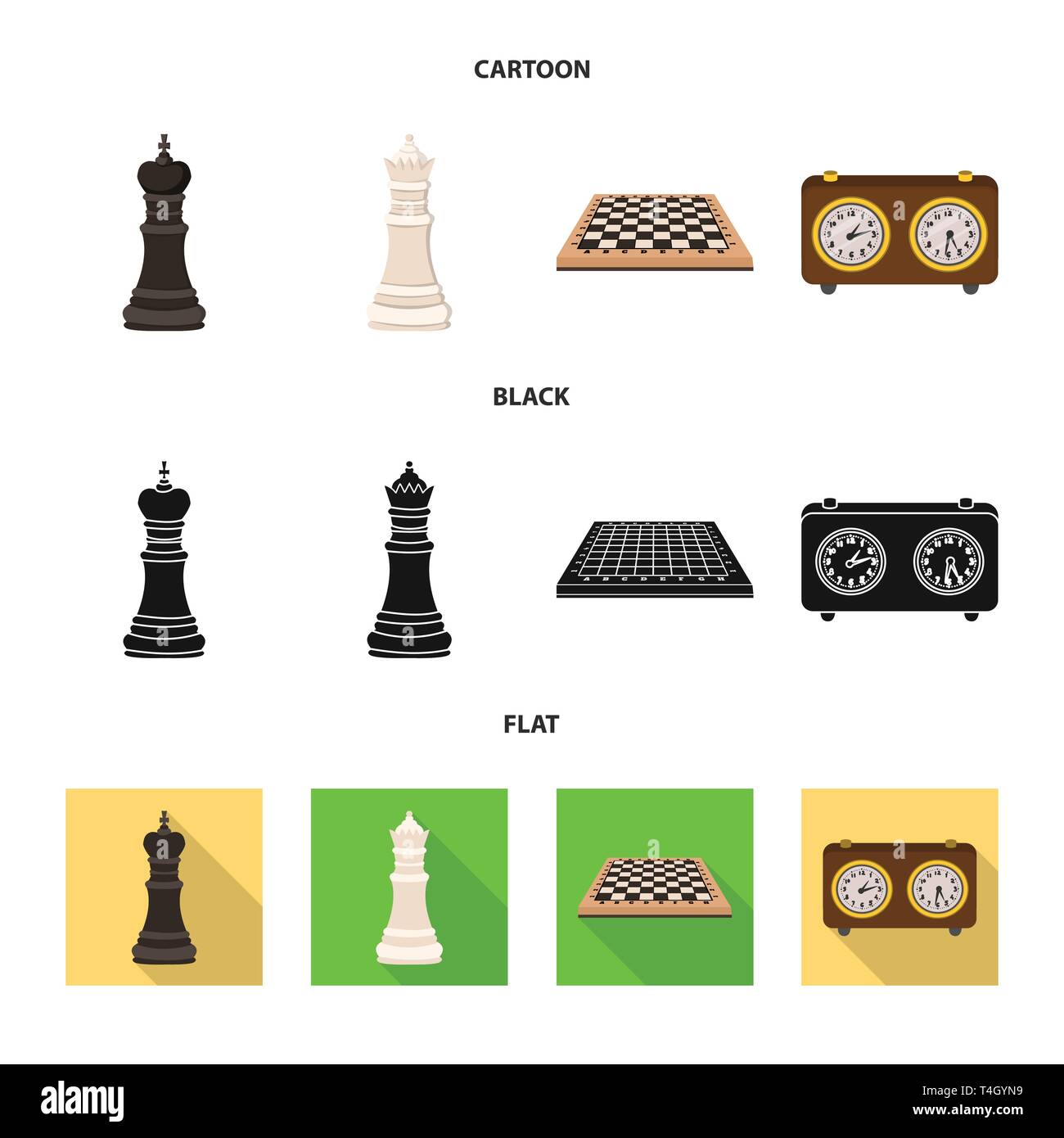 Isolated object of checkmate and thin logo. Set of checkmate and target ...