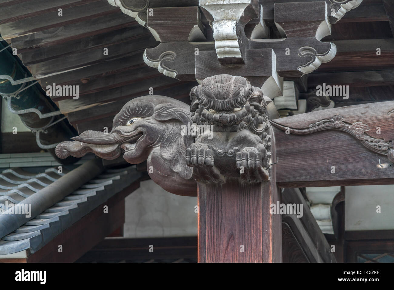Shishi (Guardian) and Baku or Zoubana(Dream Eater Tapir) Sengaku-ji ...