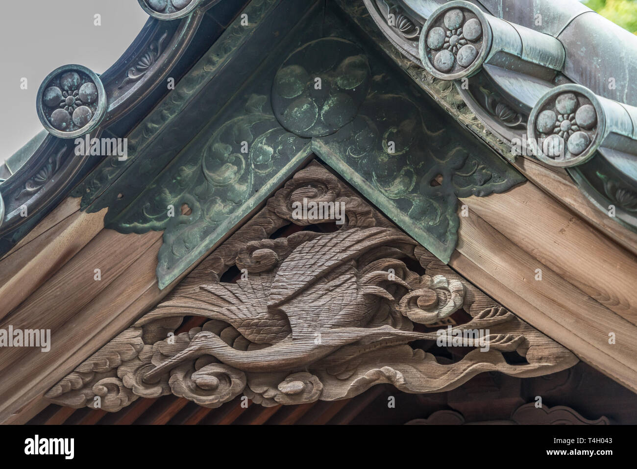 Detail of Temizuya of Yushima Tenmangu or Yushima Tenjin. Shinto Shrine ...