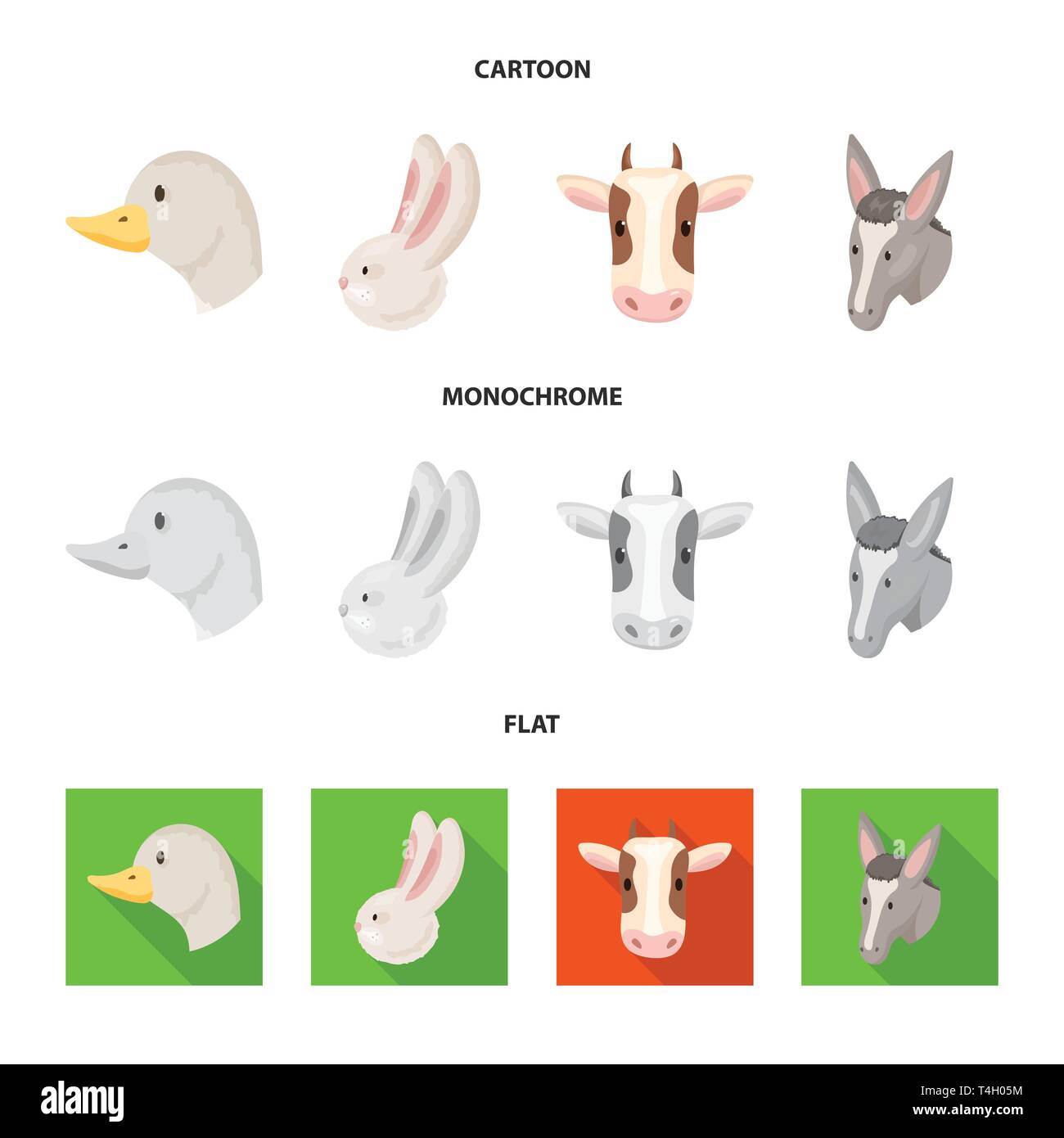 Vector illustration of agriculture and breeding icon. Collection of ...