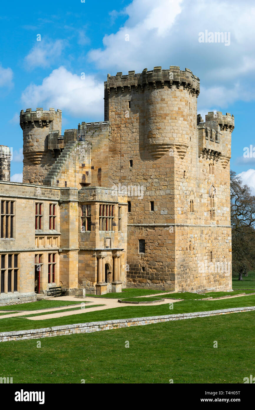 Belsay castle hi-res stock photography and images - Alamy