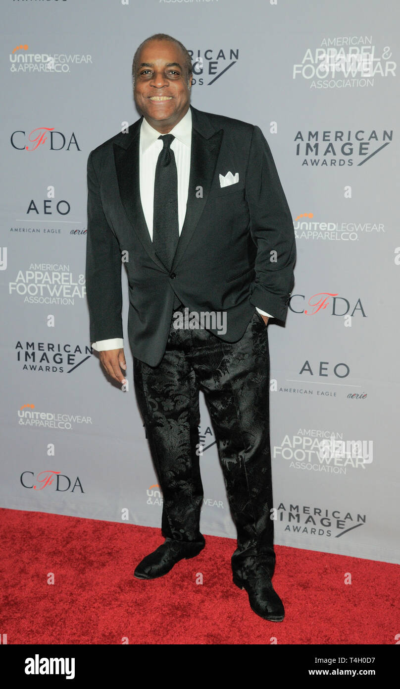 New York, NY - April 15, 2019: Jeffrey Banks attends the AAFA American ...