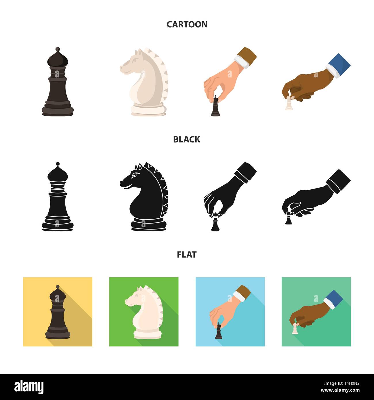 Vector design of checkmate and thin logo. Set of checkmate and target ...