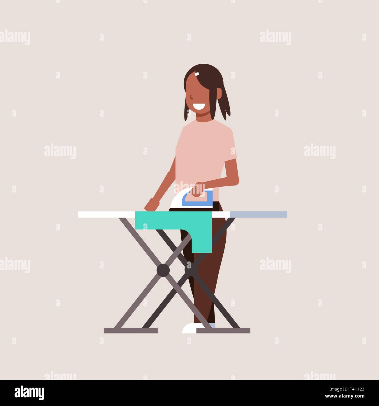Ironing work Stock Vector Images - Alamy