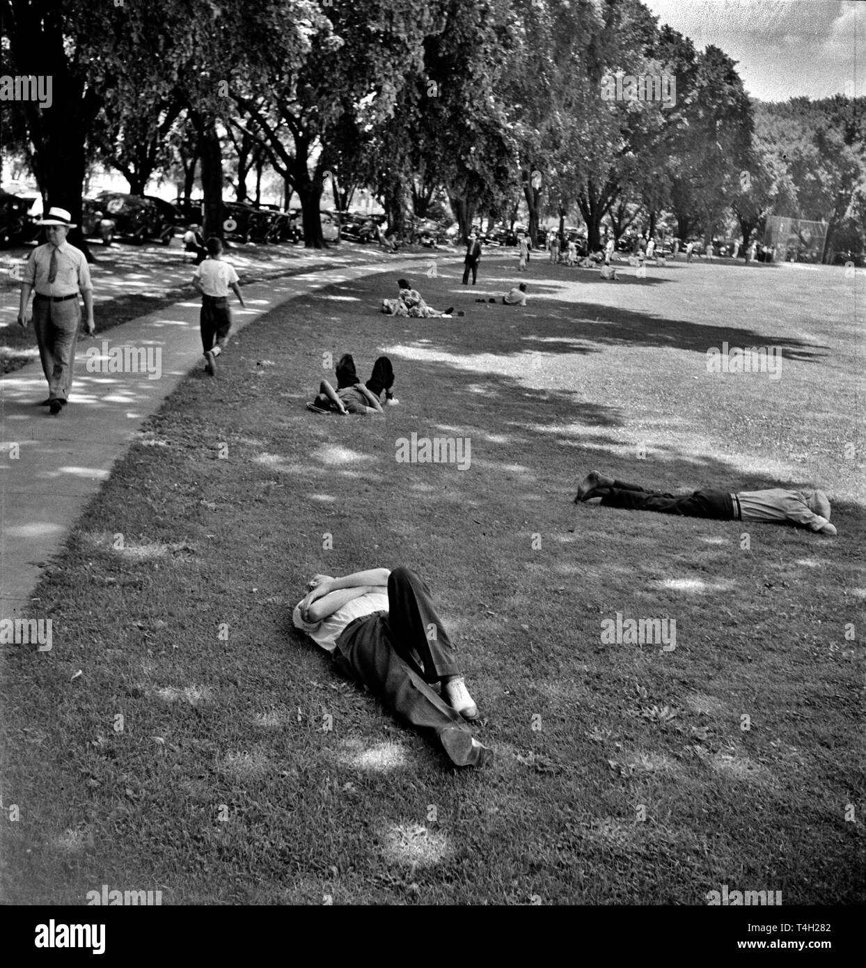 Vintage American life photography Stock Photo - Alamy