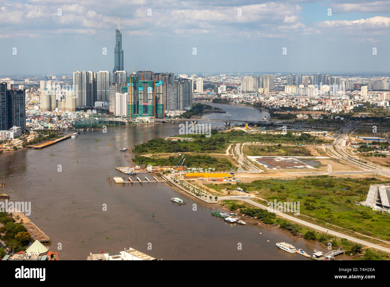Sky line at Ho Chi Minh city, Saigon, Vietnam, Asia Stock Photo - Alamy