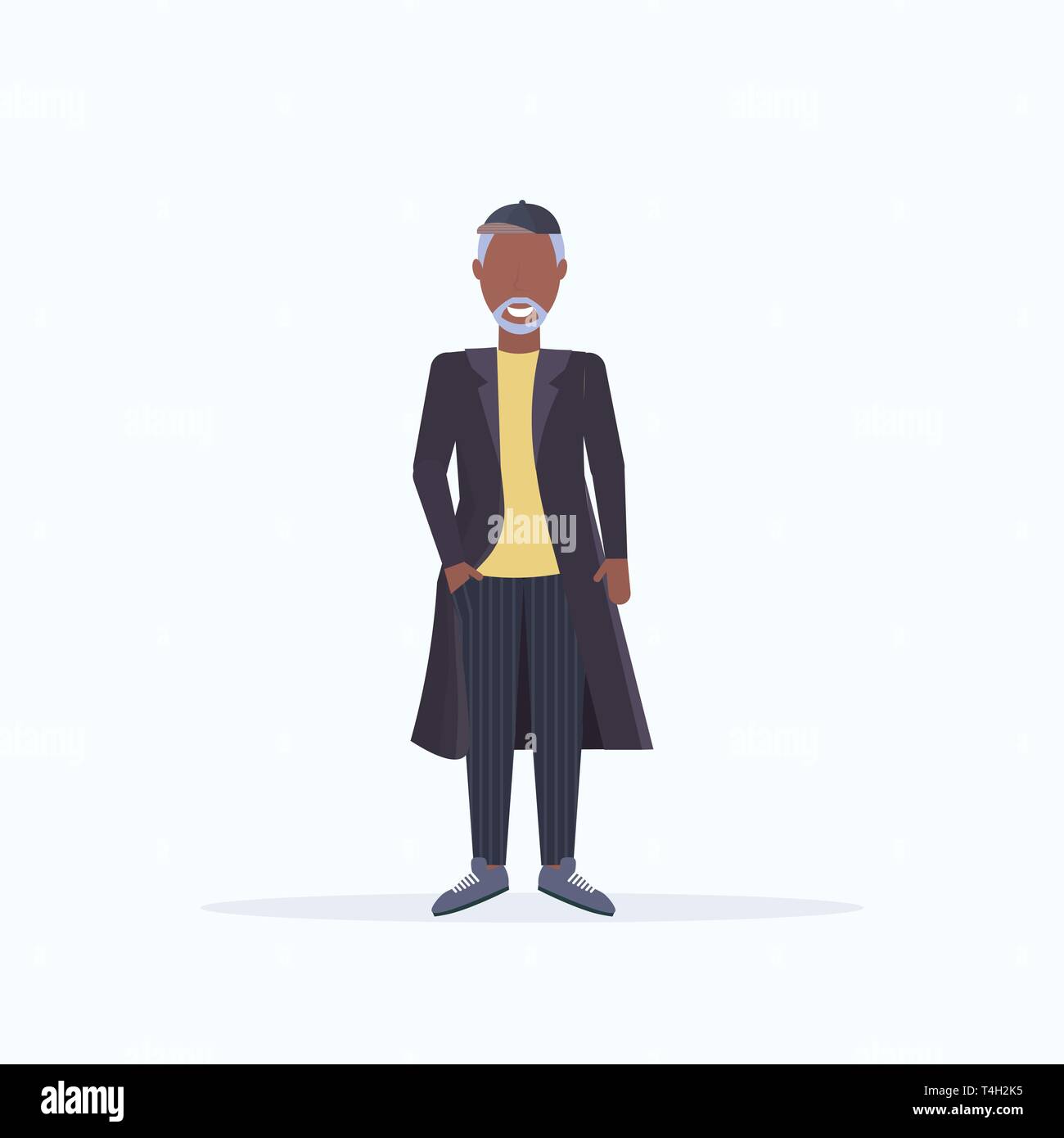 Senior man wearing formal Stock Vector Images - Alamy