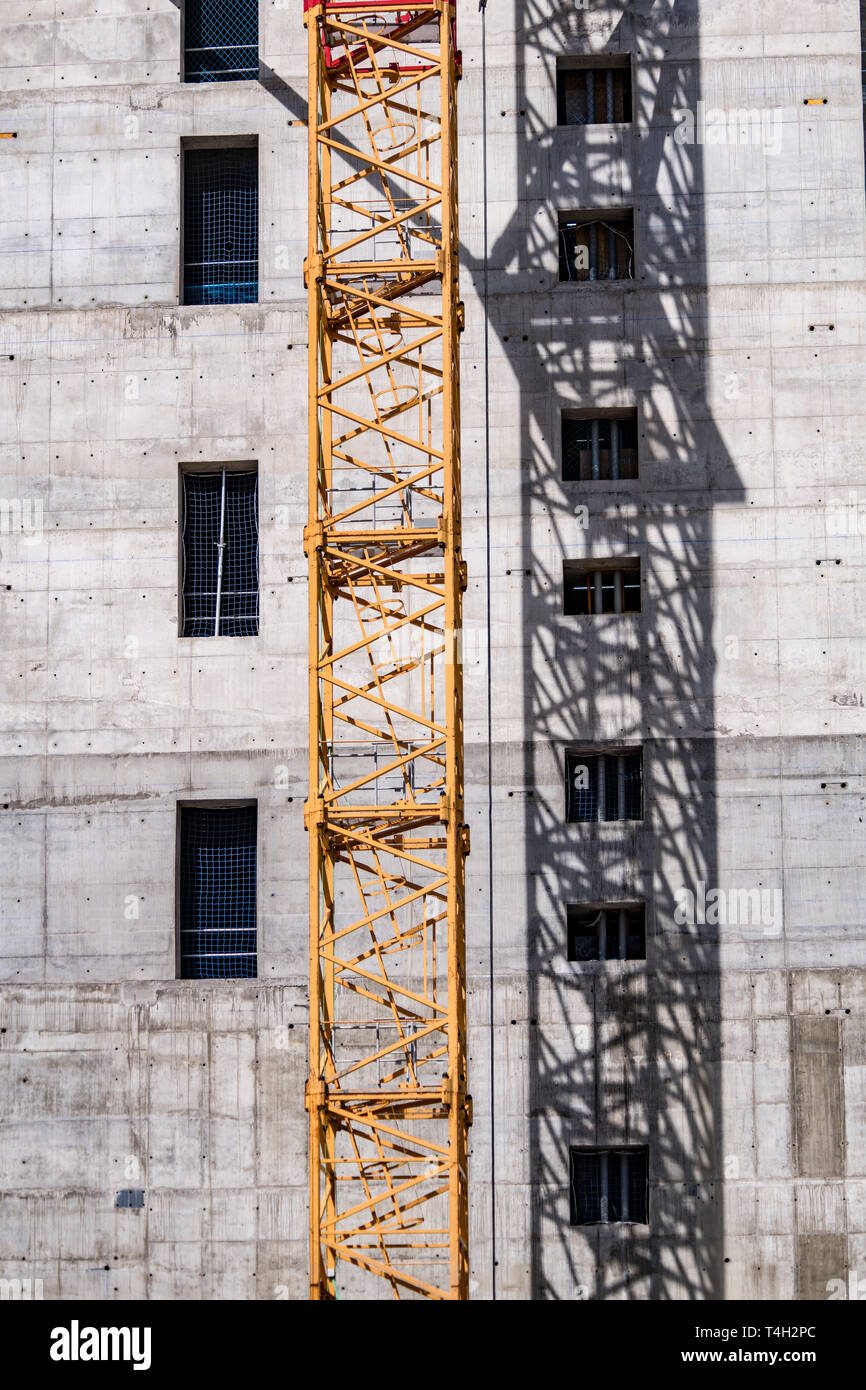detail of construction of new office block Stock Photo - Alamy