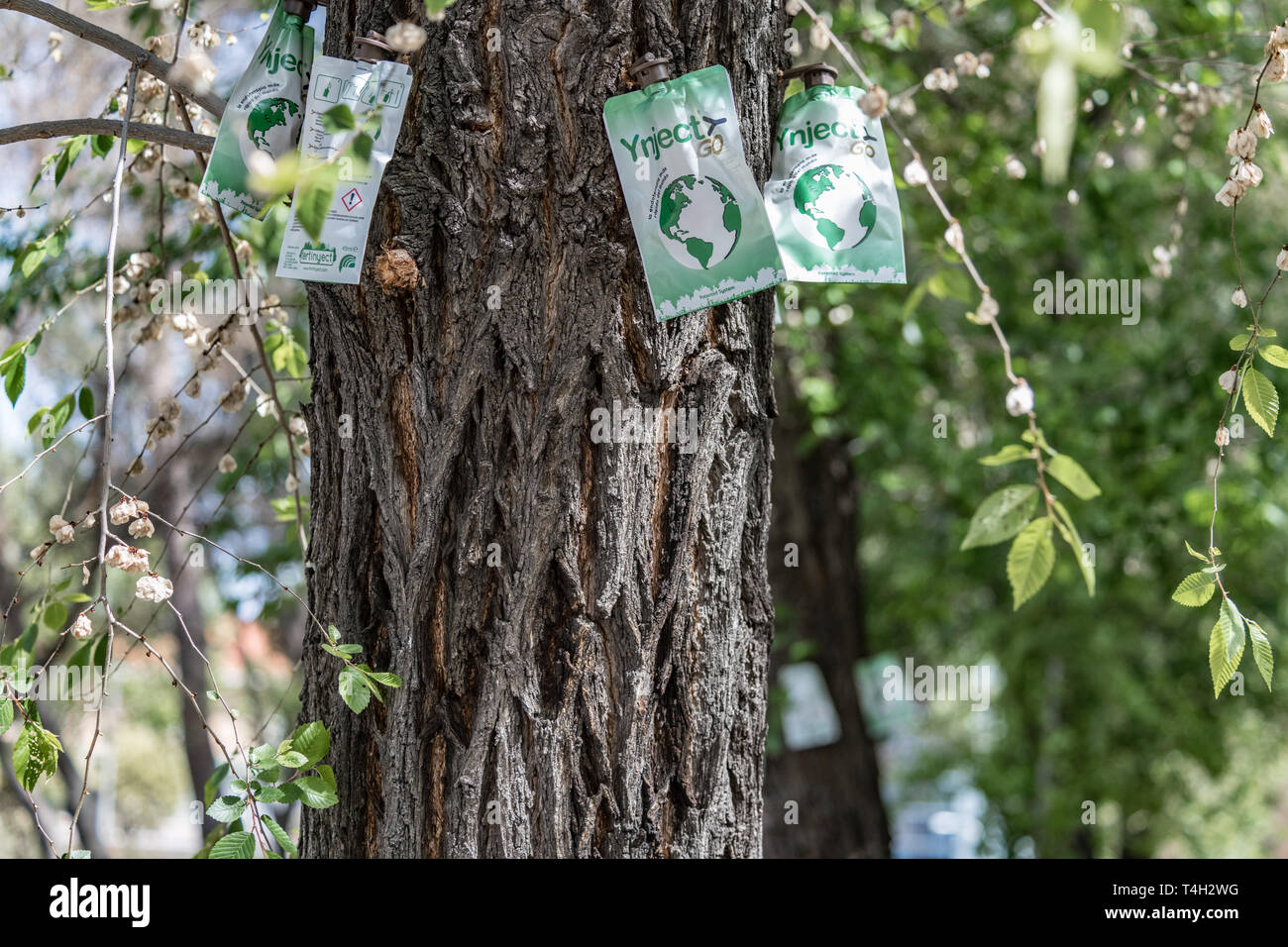 pest and supplement for trees Stock Photo - Alamy