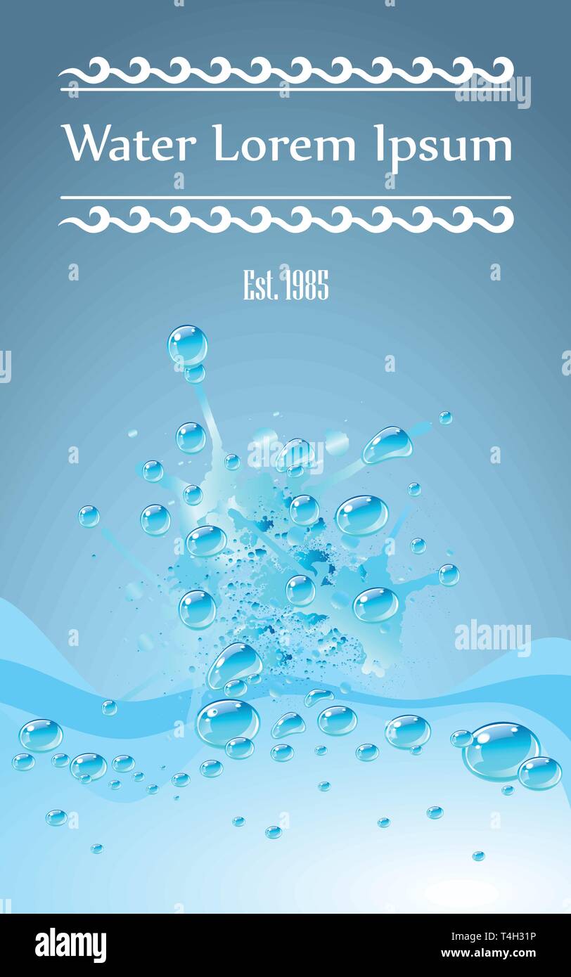 Water slide park summer Stock Vector Images - Alamy