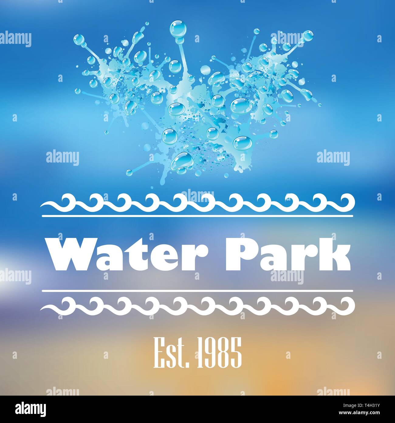 Graphic water splash Stock Vector Image & Art - Alamy