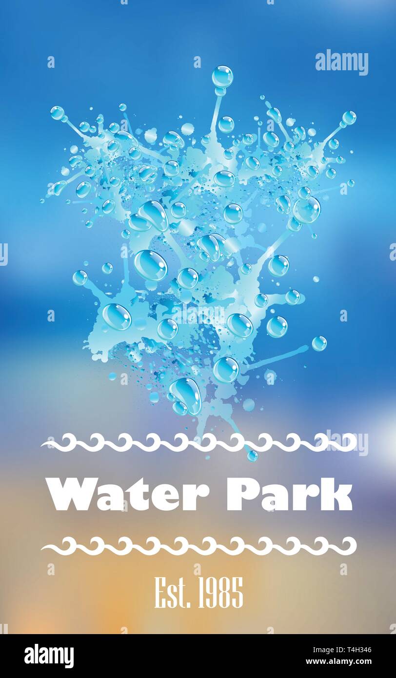 Graphic water splash Stock Vector Image & Art - Alamy