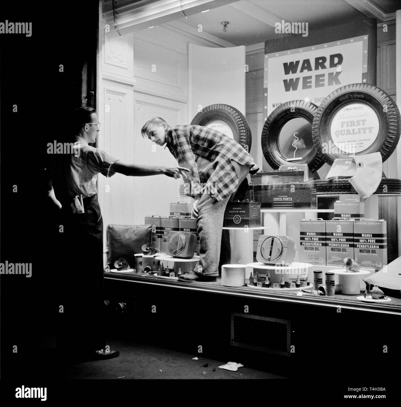 Vintage American life photography Stock Photo - Alamy