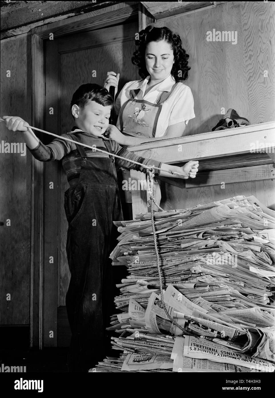 Vintage American life photography Stock Photo - Alamy