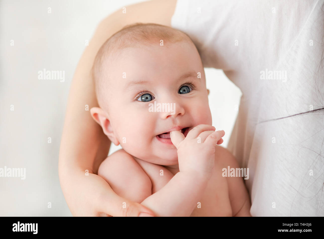 Portrait of Incredible and charming small baby Stock Photo - Alamy