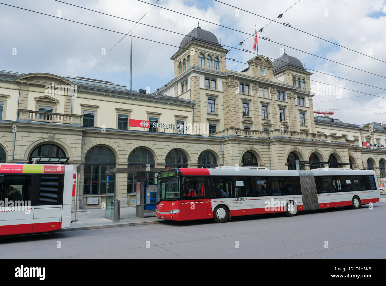 Swiss bus train hi-res stock photography and images - Alamy