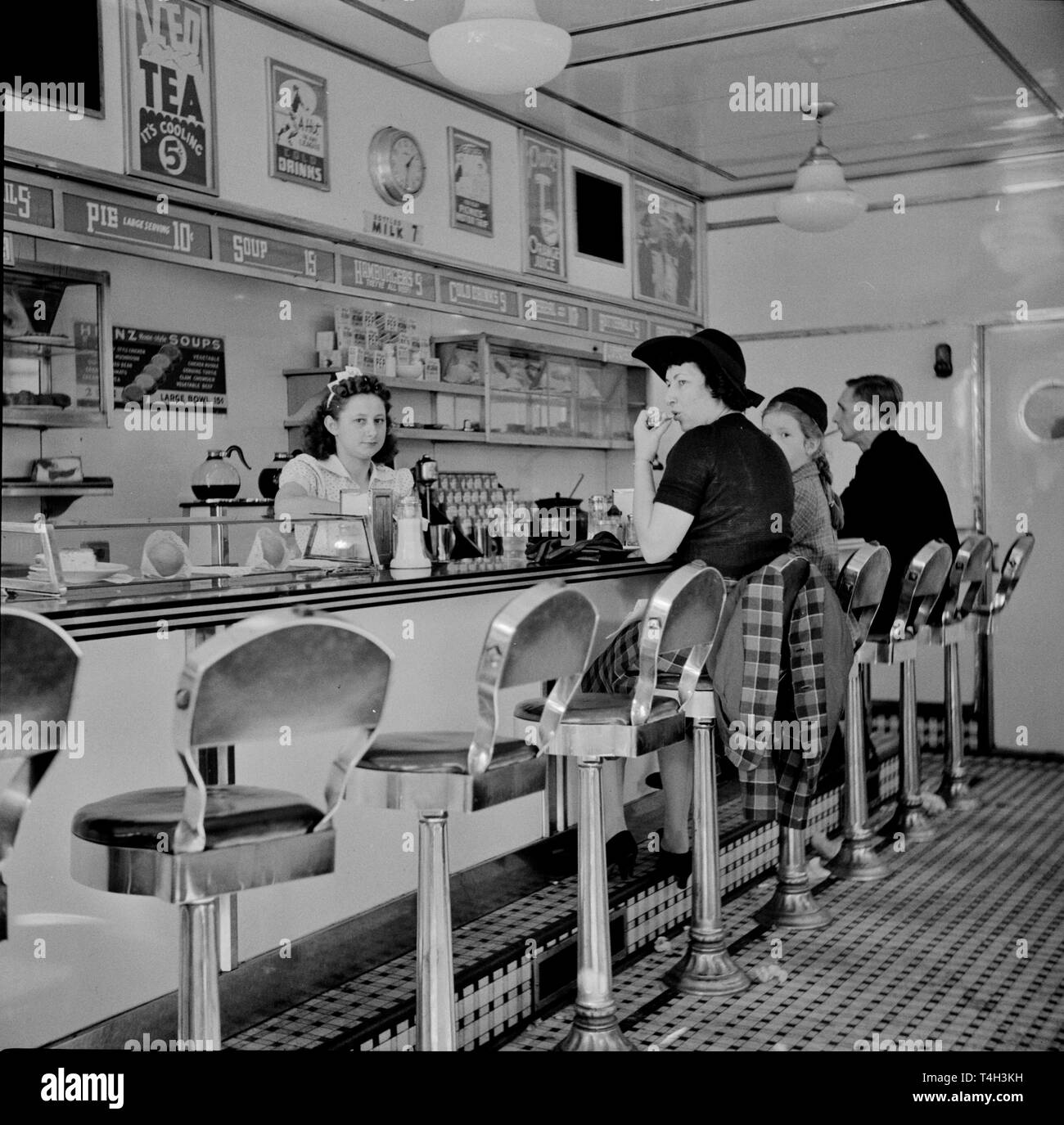 Vintage American life photography Stock Photo - Alamy