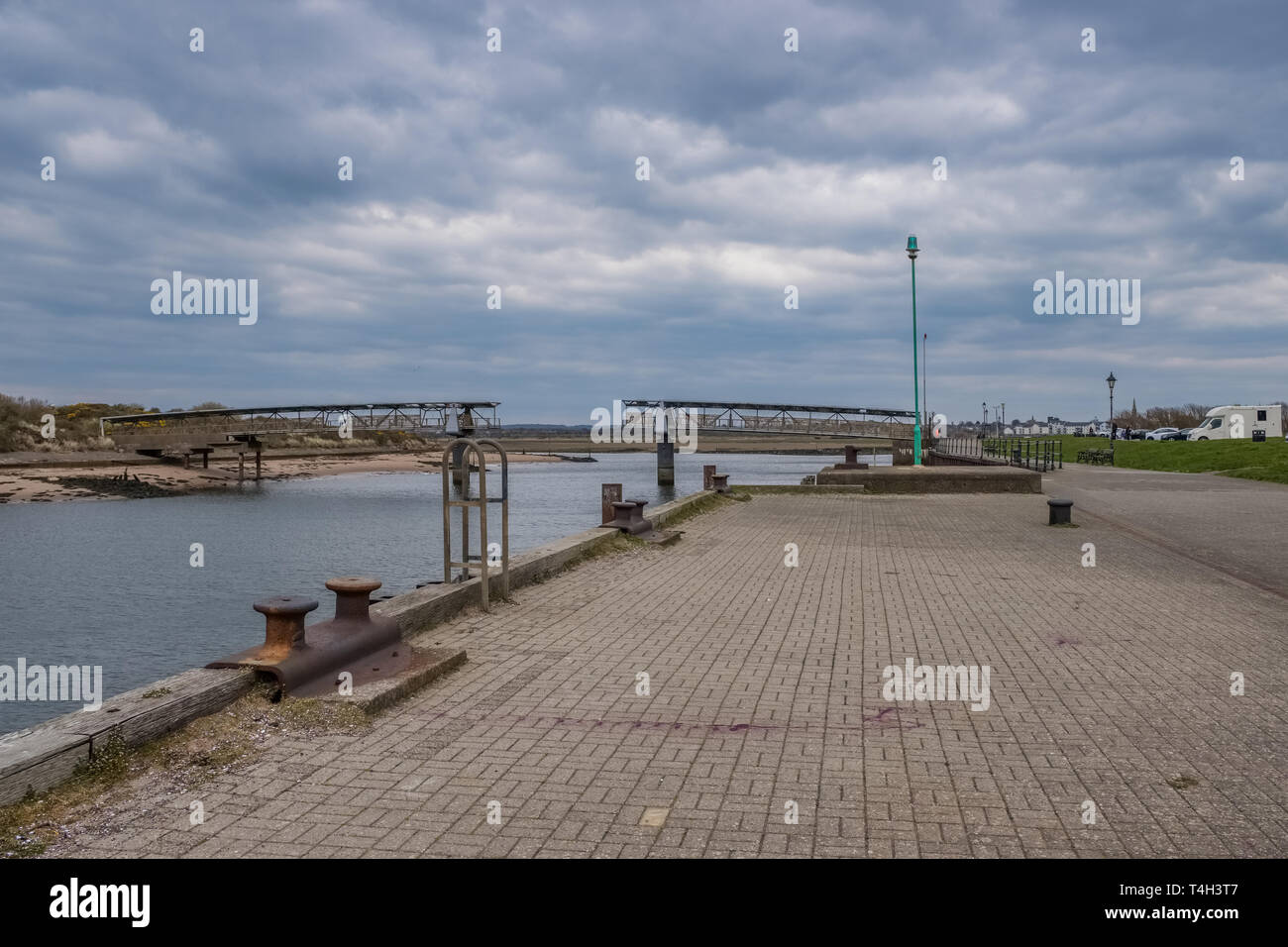 Irvine Harbour North Ayrshire Scotland and the old Science Museum ...