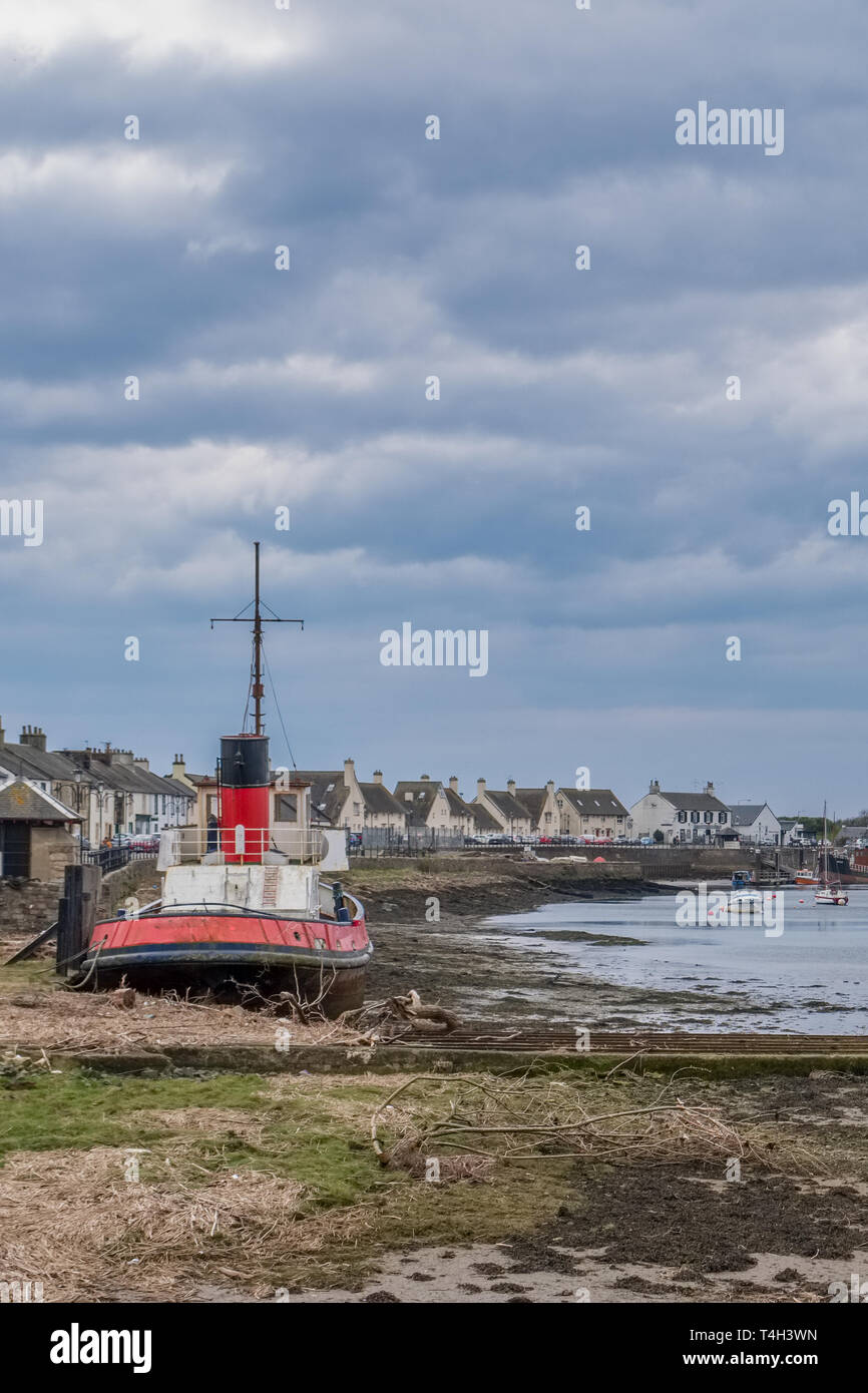 Irvine Harbour North Ayrshire Scotland and the old Science Museum ...