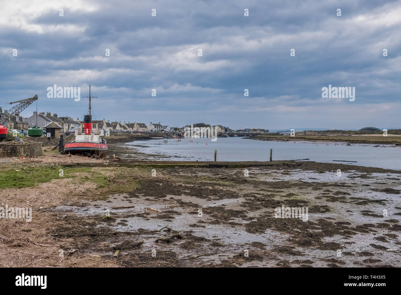 Irvine Harbour North Ayrshire Scotland and the old Science Museum ...