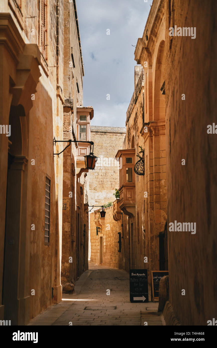 Mdina old capital malta medieval hi-res stock photography and images ...