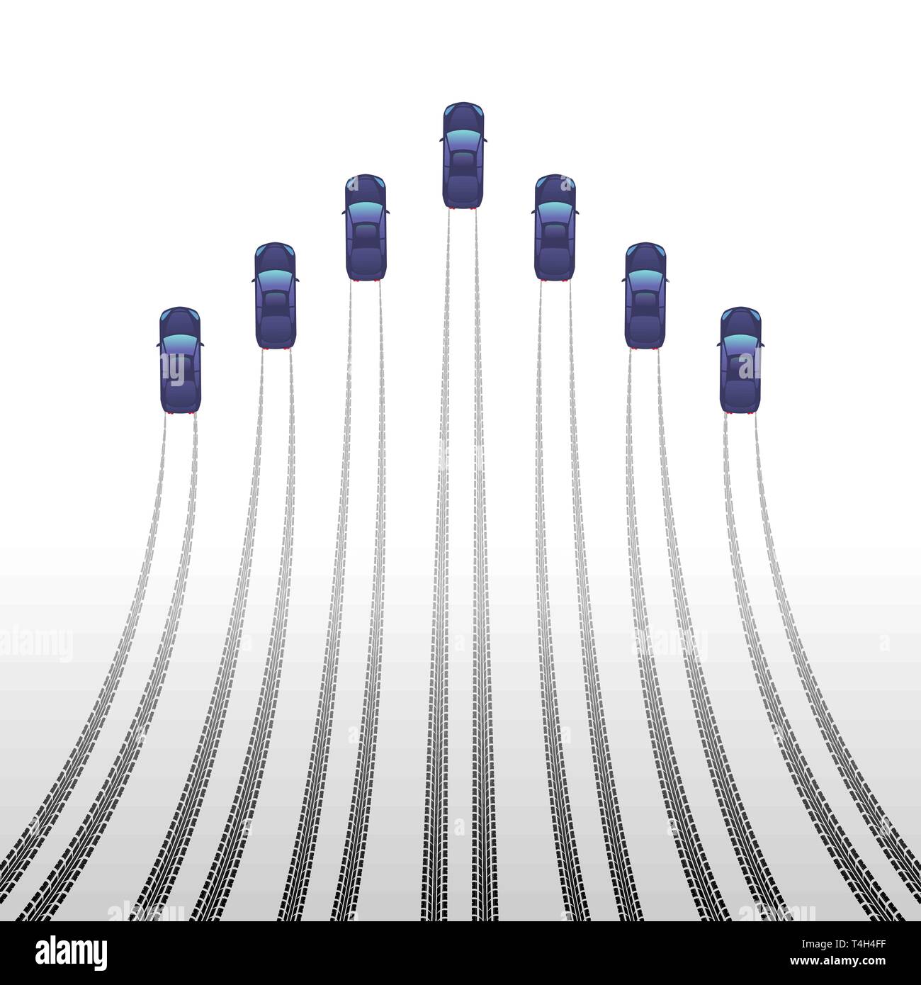 Car car top view Stock Vector Images - Alamy