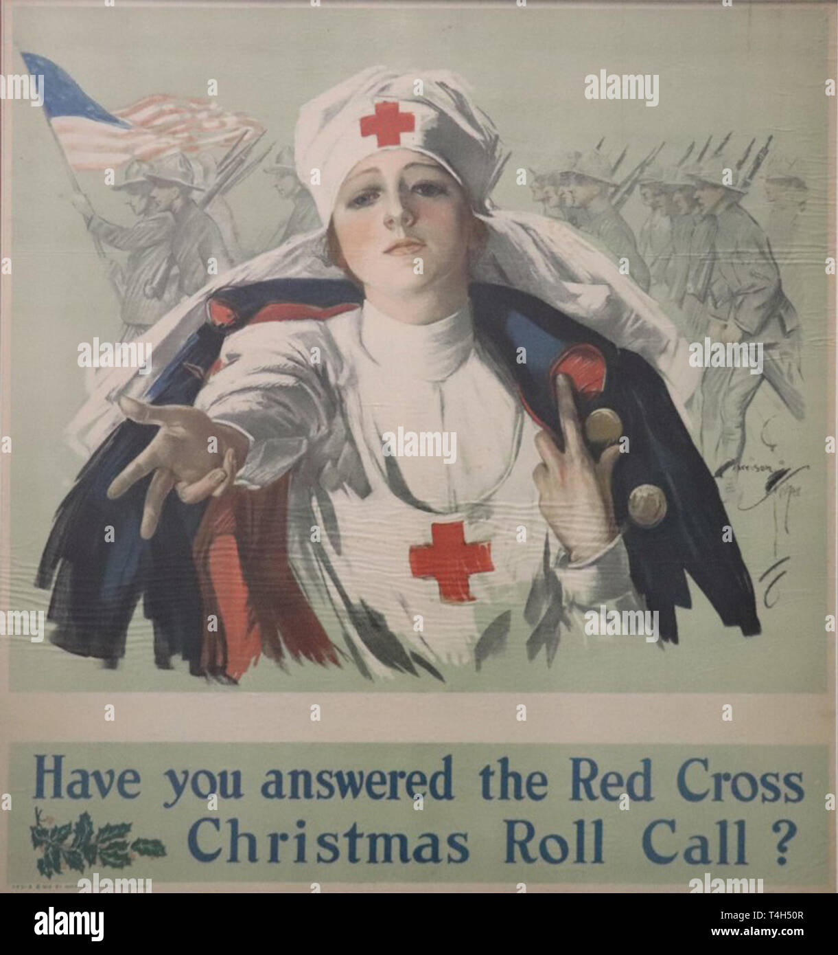 vintage 1940s advertising poster art Stock Photo - Alamy