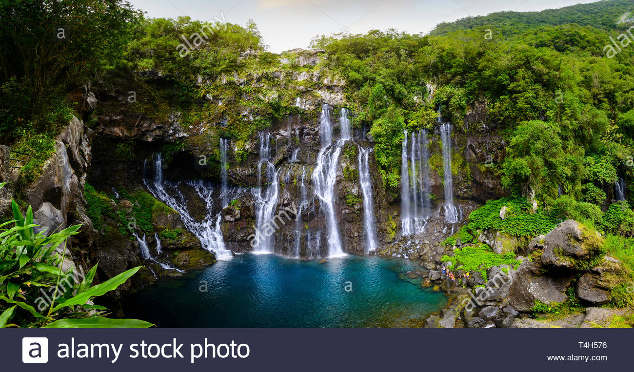 Reunion Island Waterfall High Resolution Stock Photography and Images ...