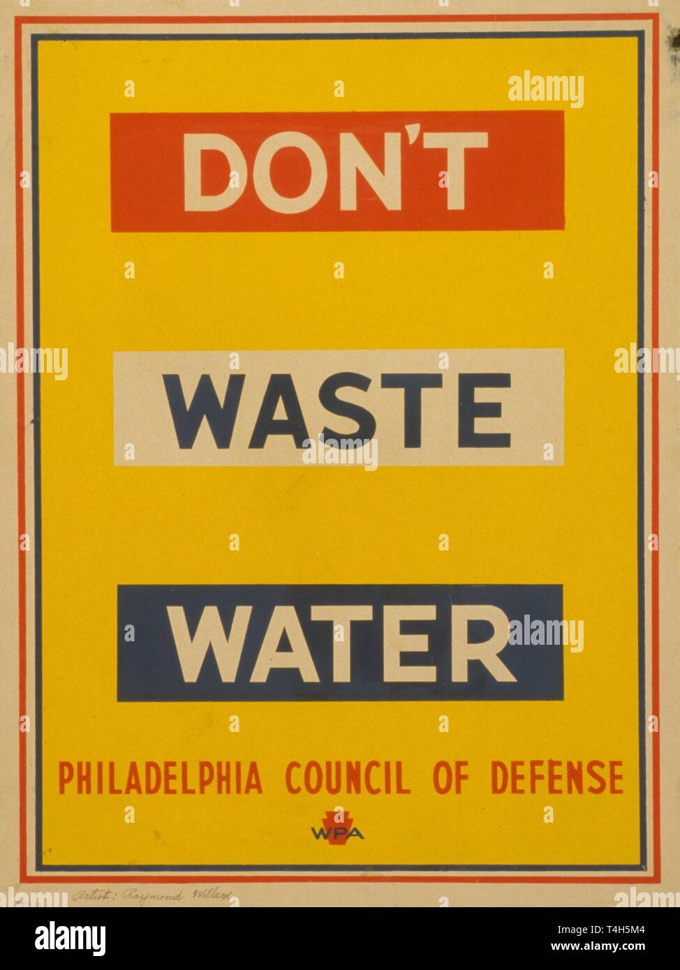 vintage 1940s advertising poster art Stock Photo - Alamy