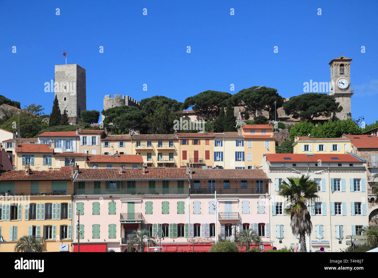 Le Suquet, Old Town, Cannes, Alpes Maritimes, Cote d'Azur, Provence ...