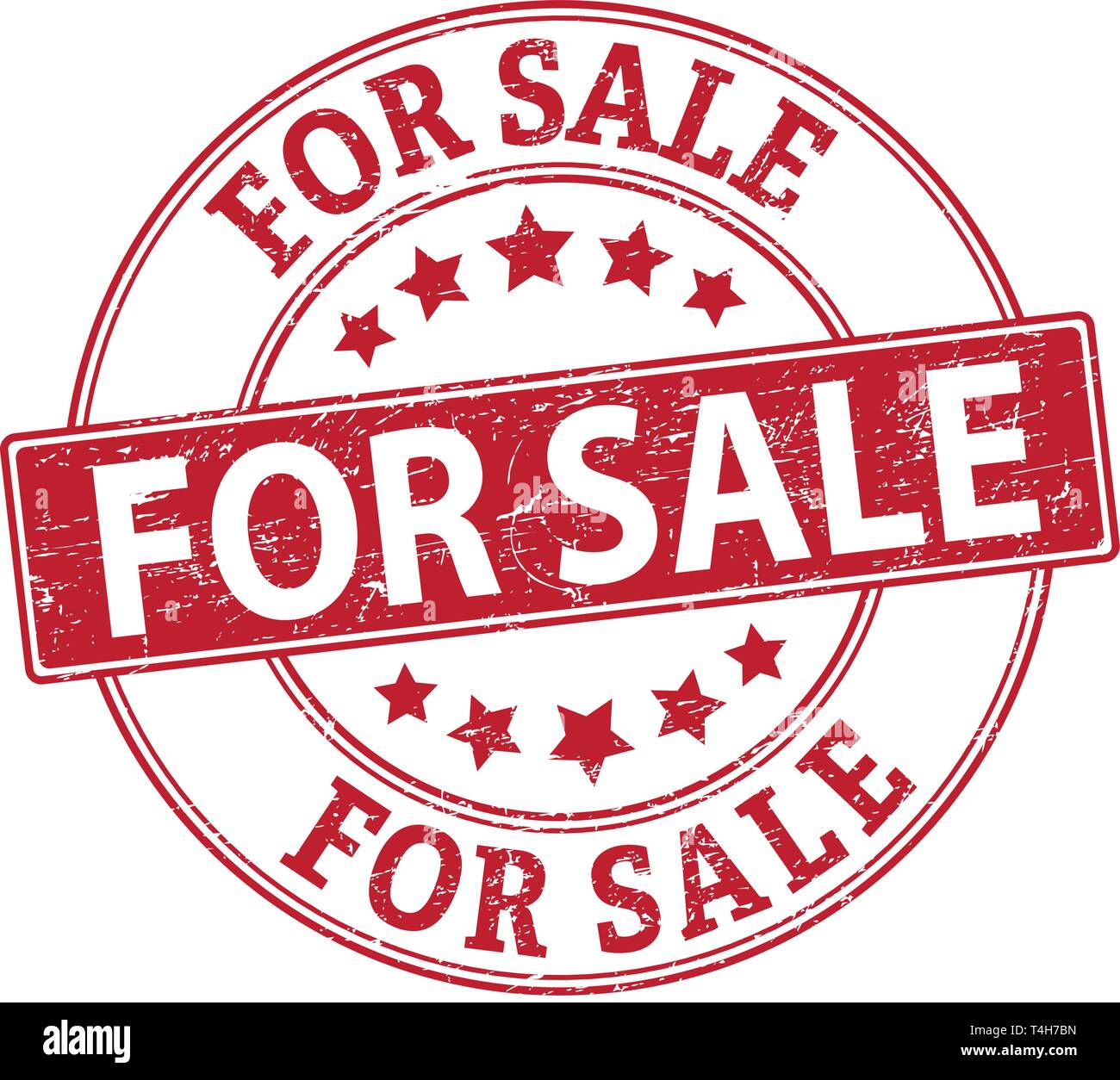 Red for sale vector stamp isolated white background Stock Vector Image ...