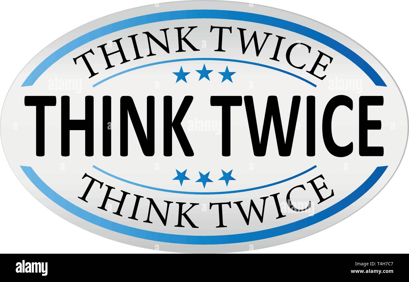 think twice paper colorful banners Design shape Vector label tag Stock ...