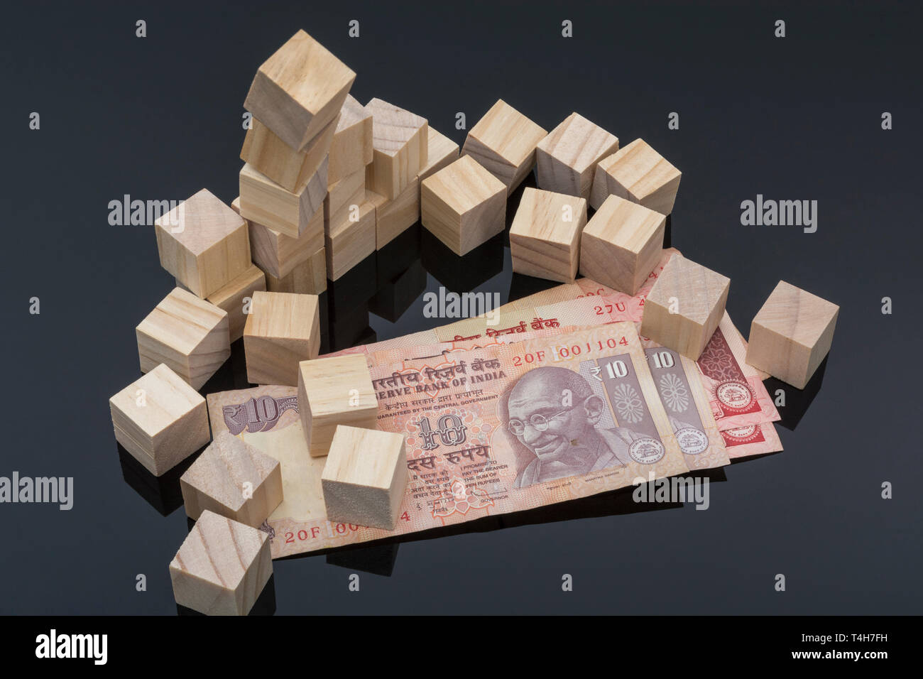 Indian rupee bottoms out hi-res stock photography and images - Alamy