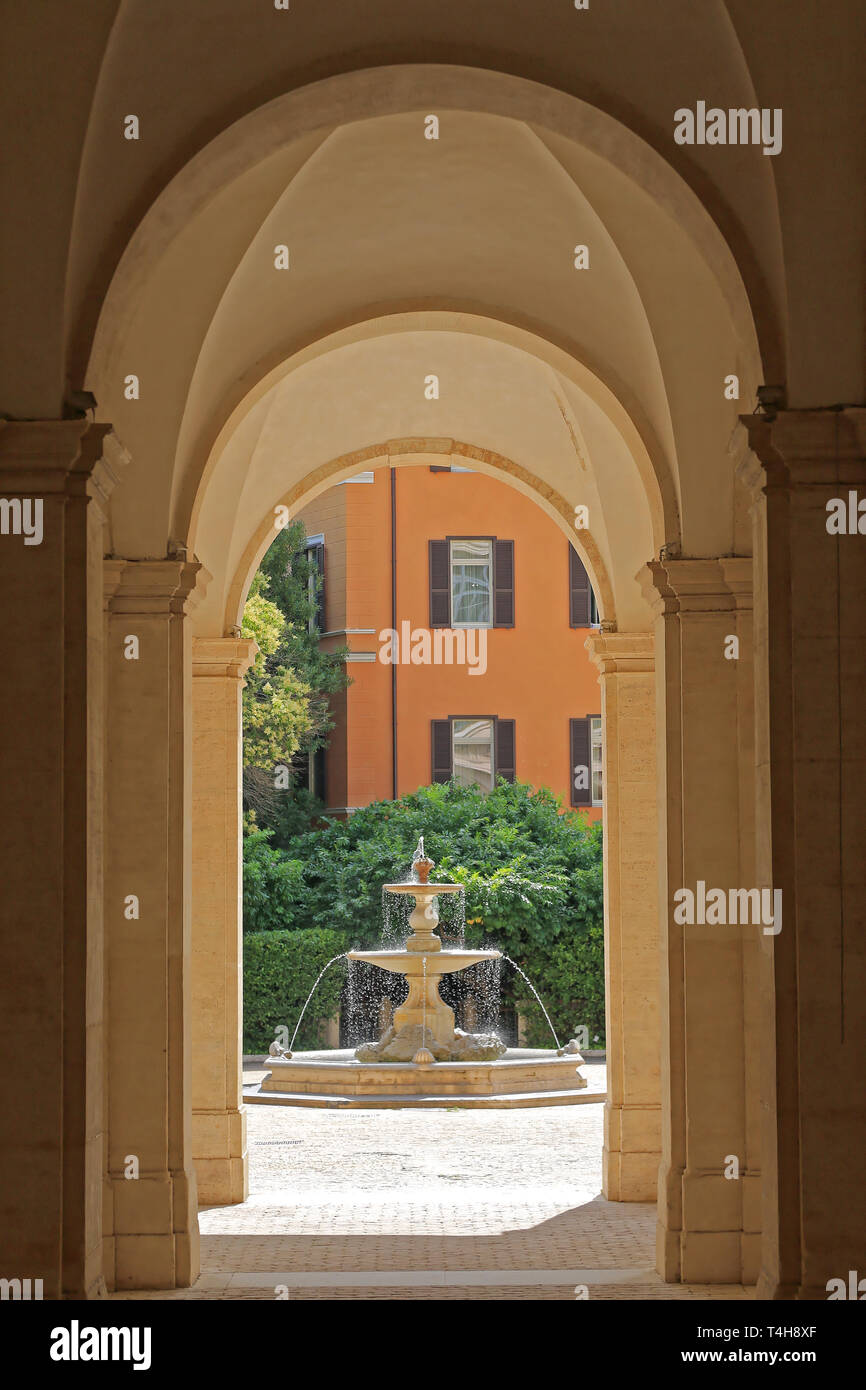 View through arches hi-res stock photography and images - Alamy