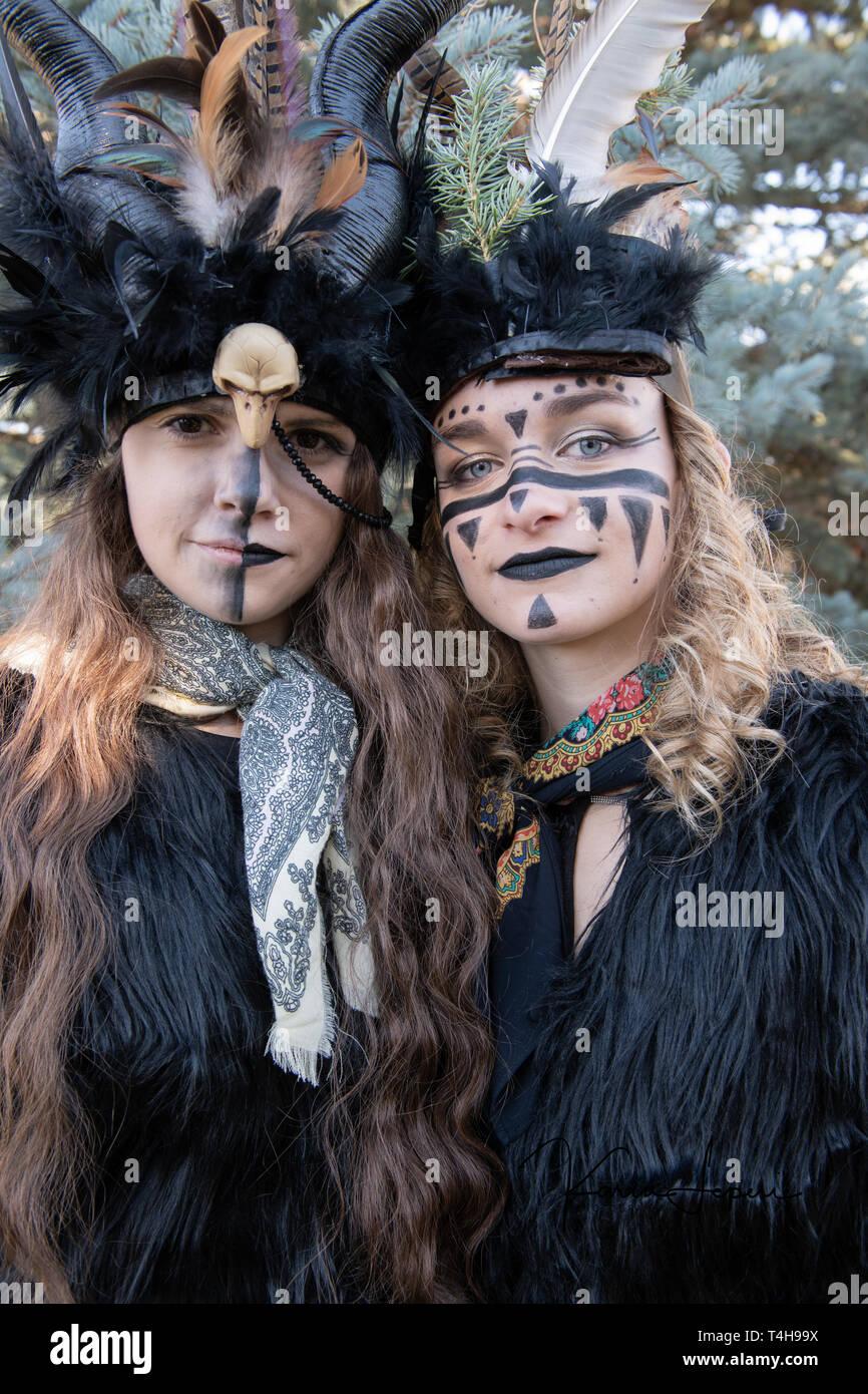Black Sheep dancers in Trailing of the Sheep Festival in Idaho Stock ...
