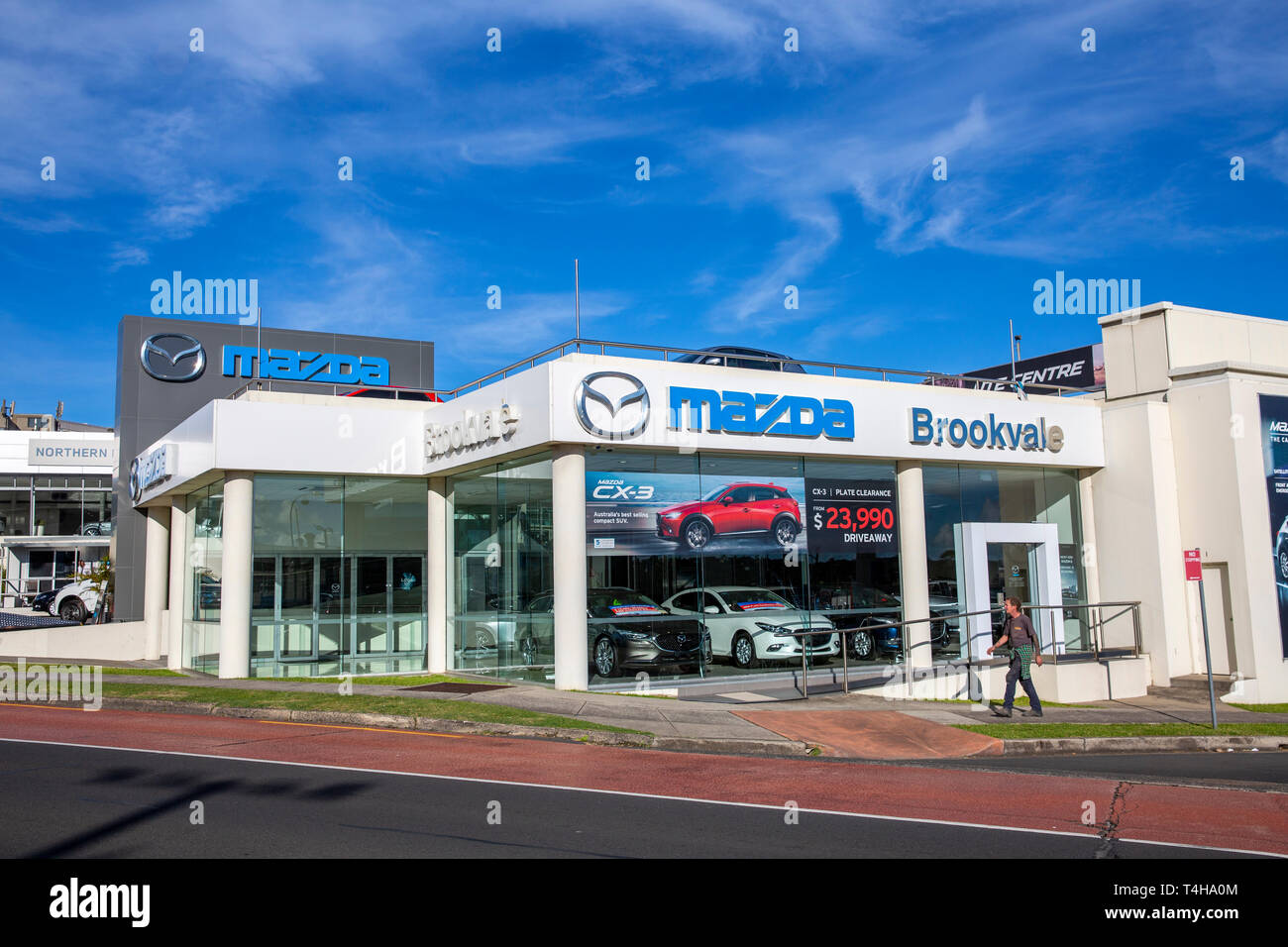 Mazda car dealership in Brookvale,Sydney, NSW, Australia with car ...