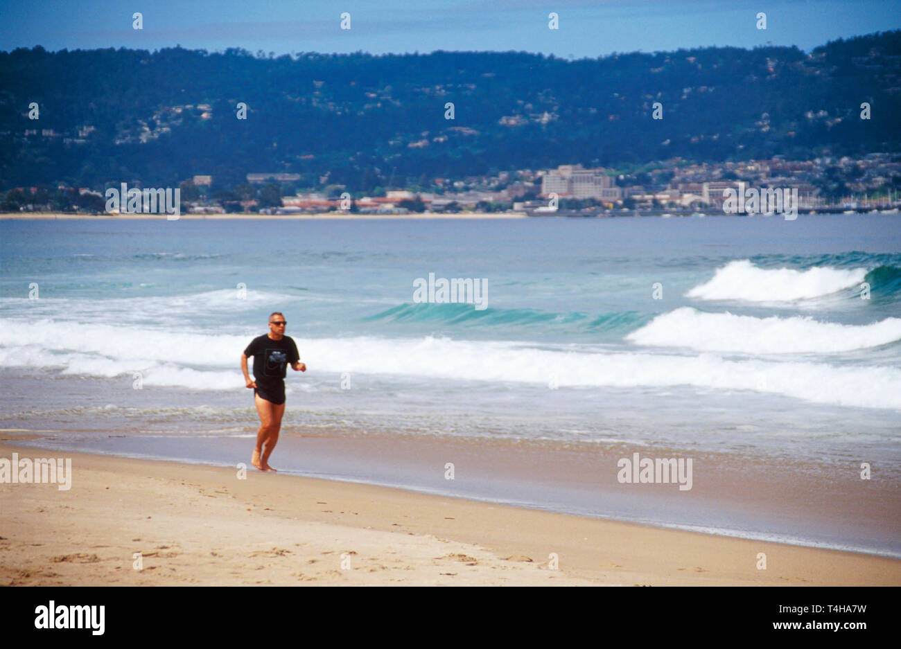 Monterey California,County Sea waterside beach beaches,sand,surf ...