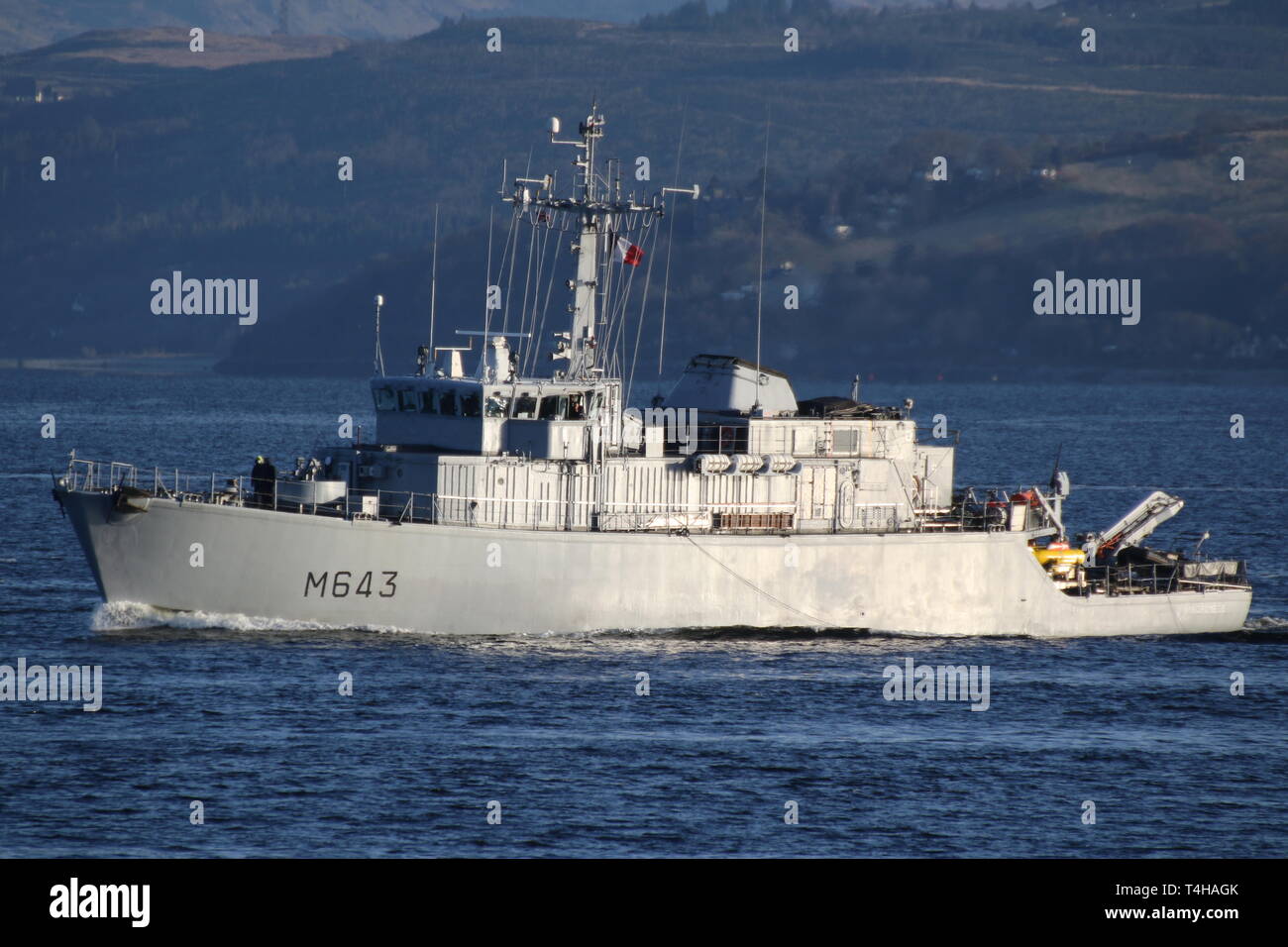 FS Andromede (M643), an Eridan-class (Tripartite)minehunter operated by ...