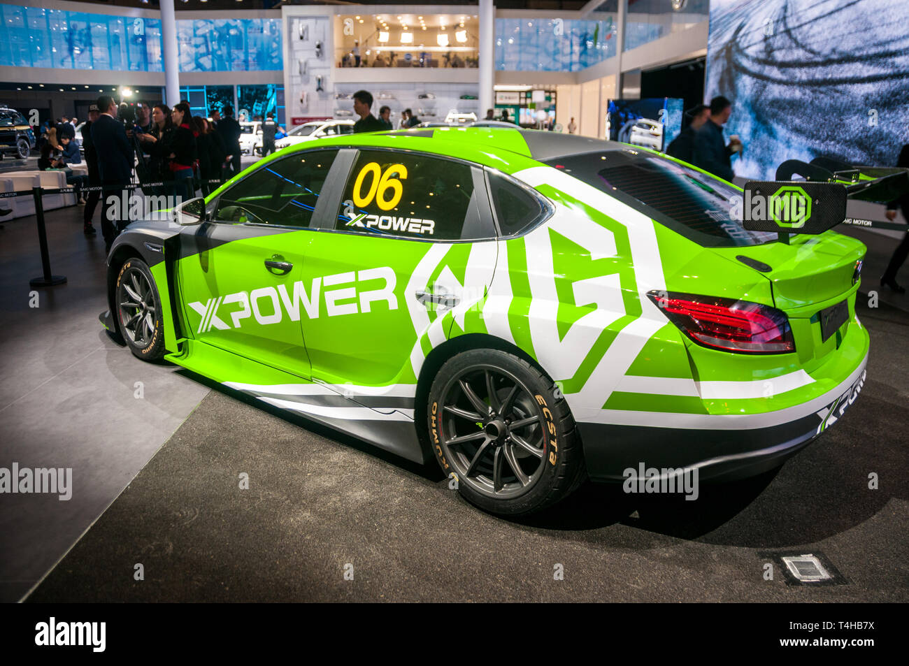 X-Power MG 6 race car unveiled at the 2019 Shanghai Auto Show Stock ...