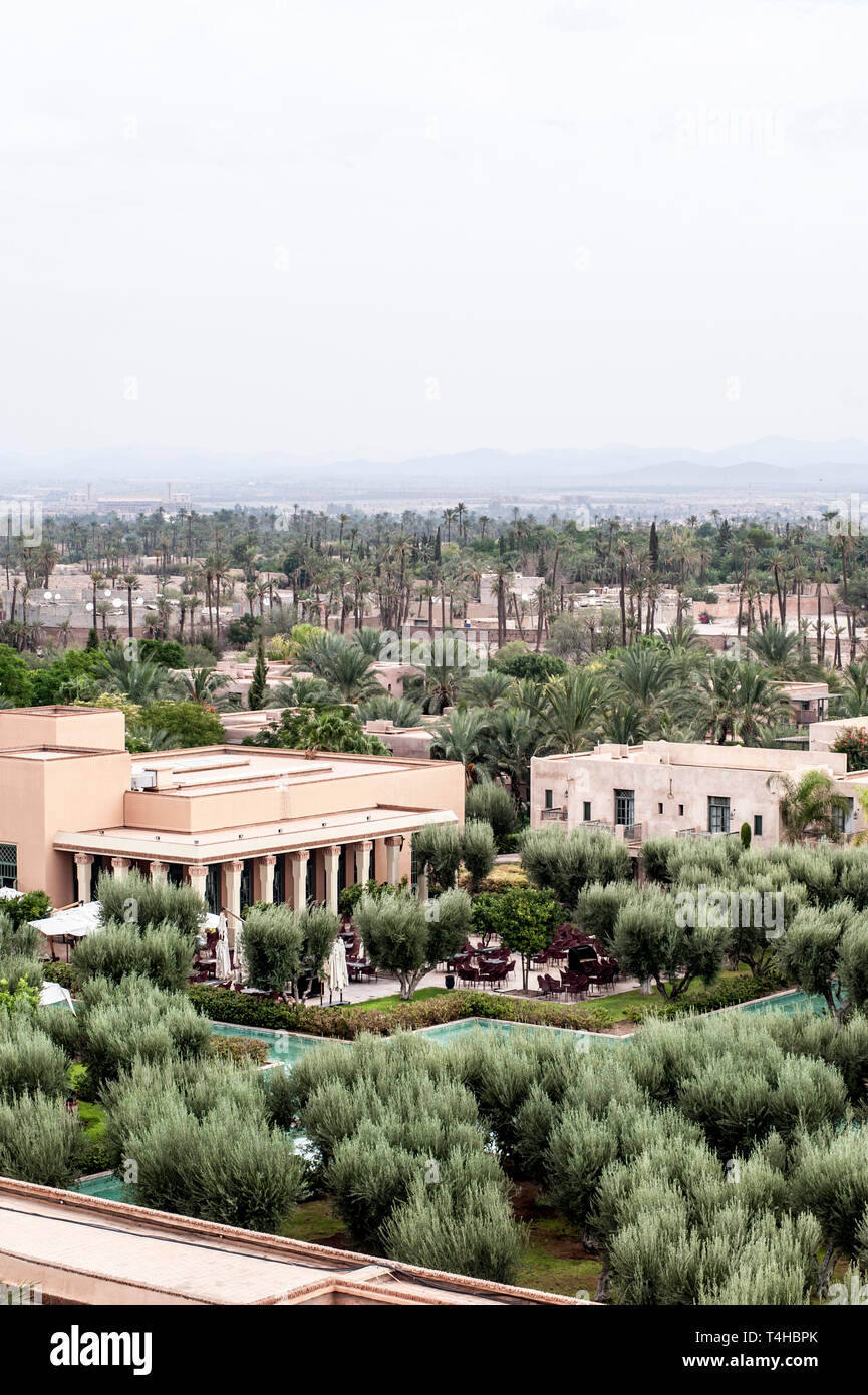 Marrakech rooftop view hi-res stock photography and images - Alamy