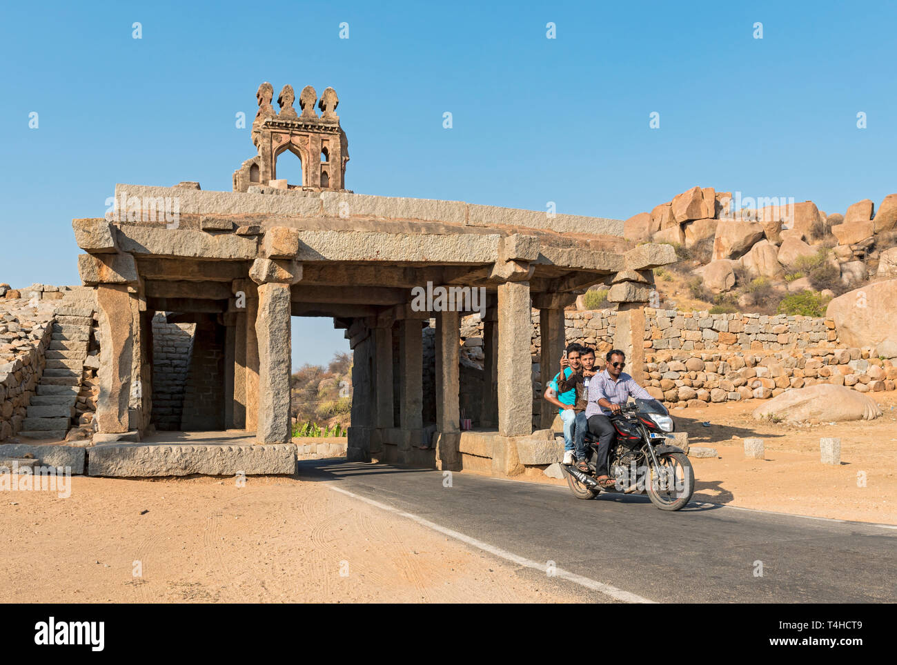 Talarigatta Gate, Hampi, India Stock Photo - Alamy