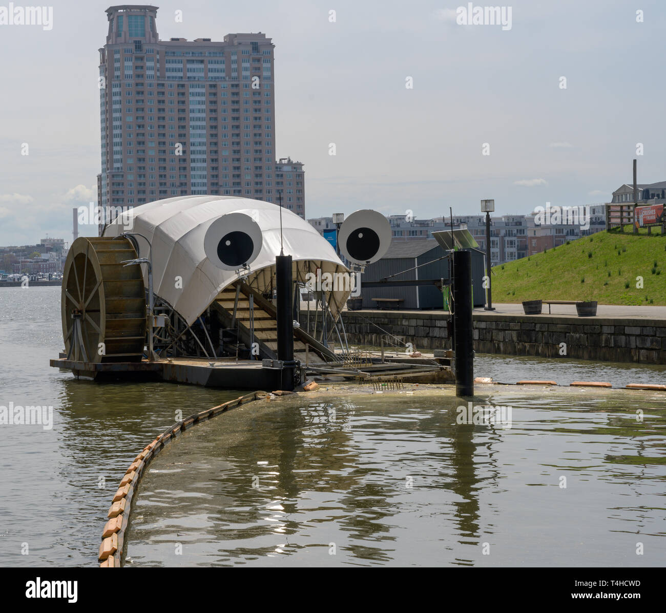 Baltimore harbor trash wheel hi-res stock photography and images - Alamy
