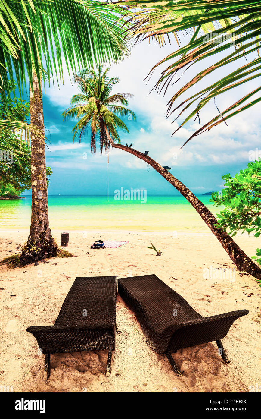 Nature landscape tropical beach Stock Photo - Alamy