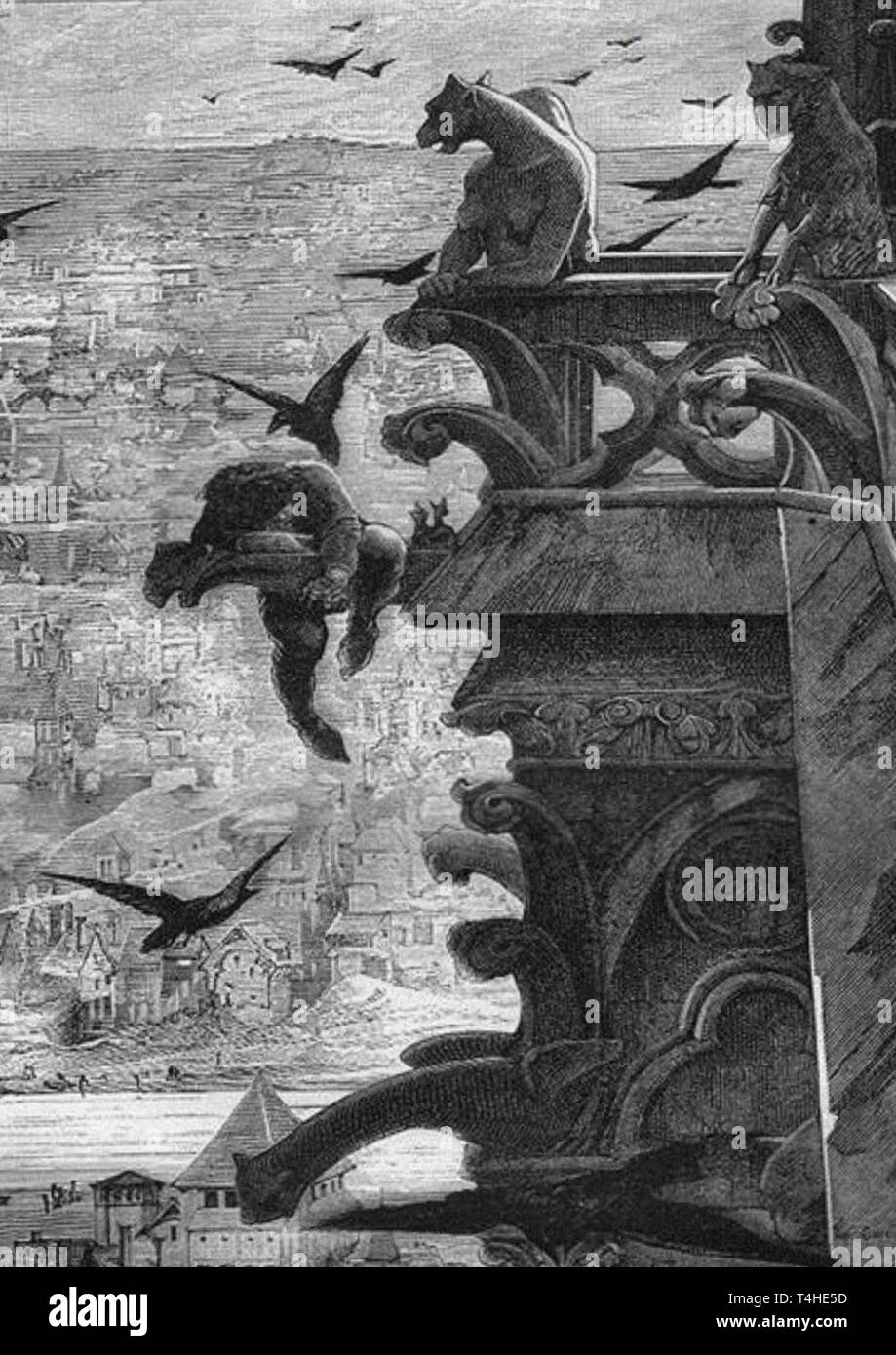 Hunchback Notre Dame Black and White Stock Photos & Images - Alamy