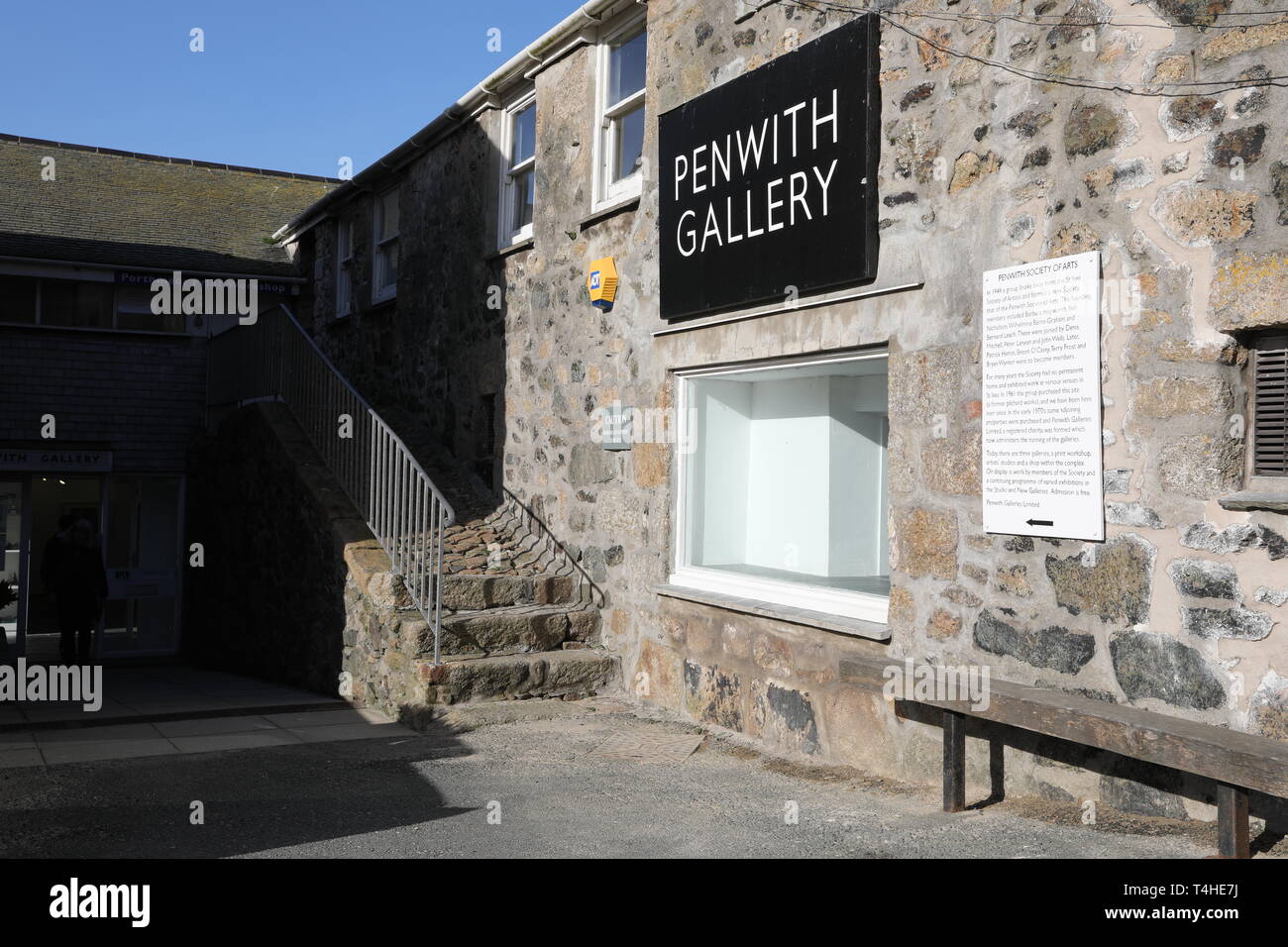 Penwith Art Gallery St.Ives Cornwall UK in the Sun Stock Photo - Alamy
