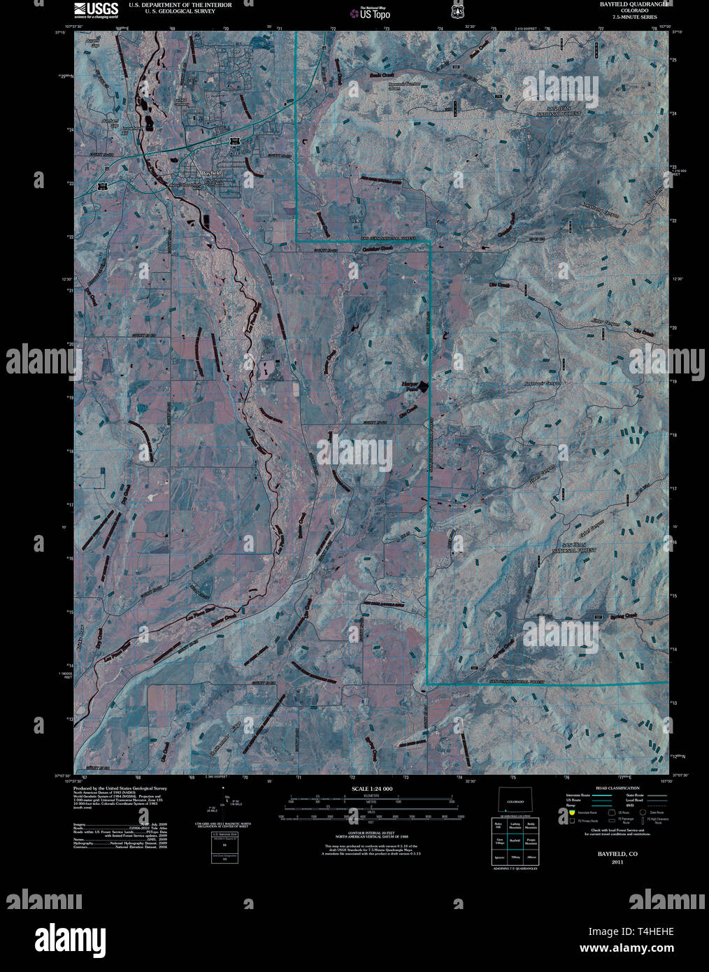 Map of bayfield hi-res stock photography and images - Alamy