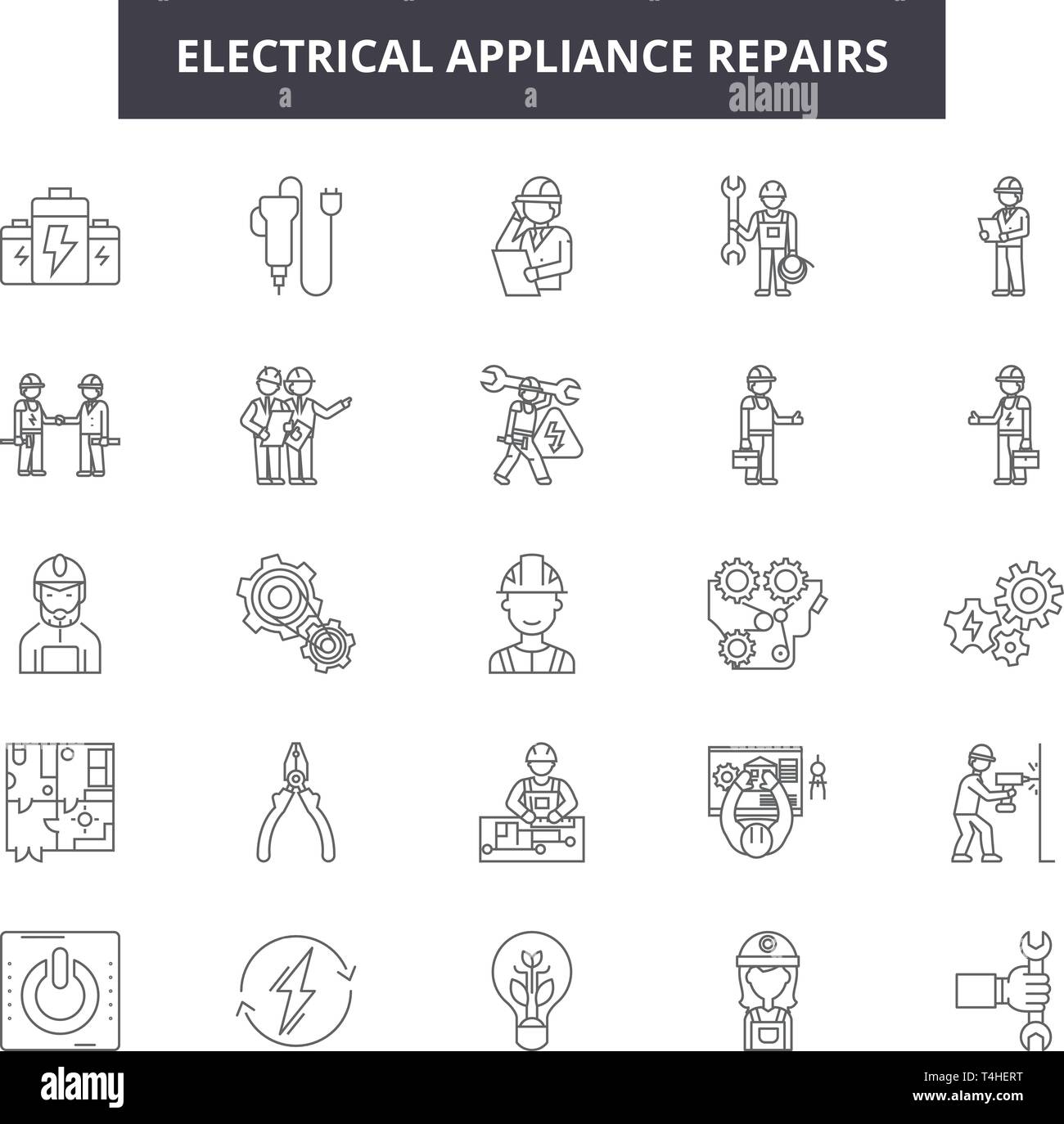 Repair freezer washing machine hi-res stock photography and images - Alamy